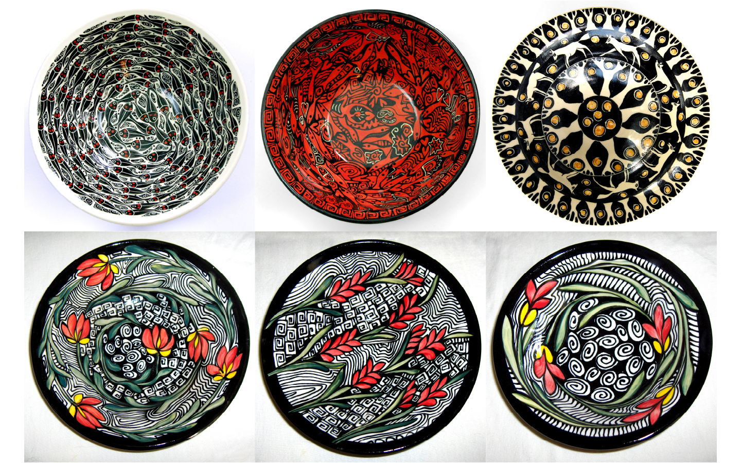 The Crackpot Studio – Hand-thrown and painted, use often and heartily